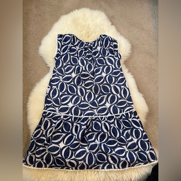J. Crew | Dresses | Crewcuts Jc Crew Blue And White Beach Dress | Poshmark